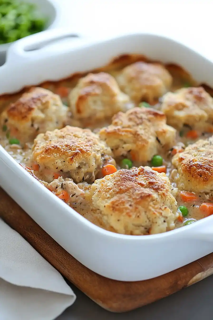Simple Chicken Pot Pie with Dumplings