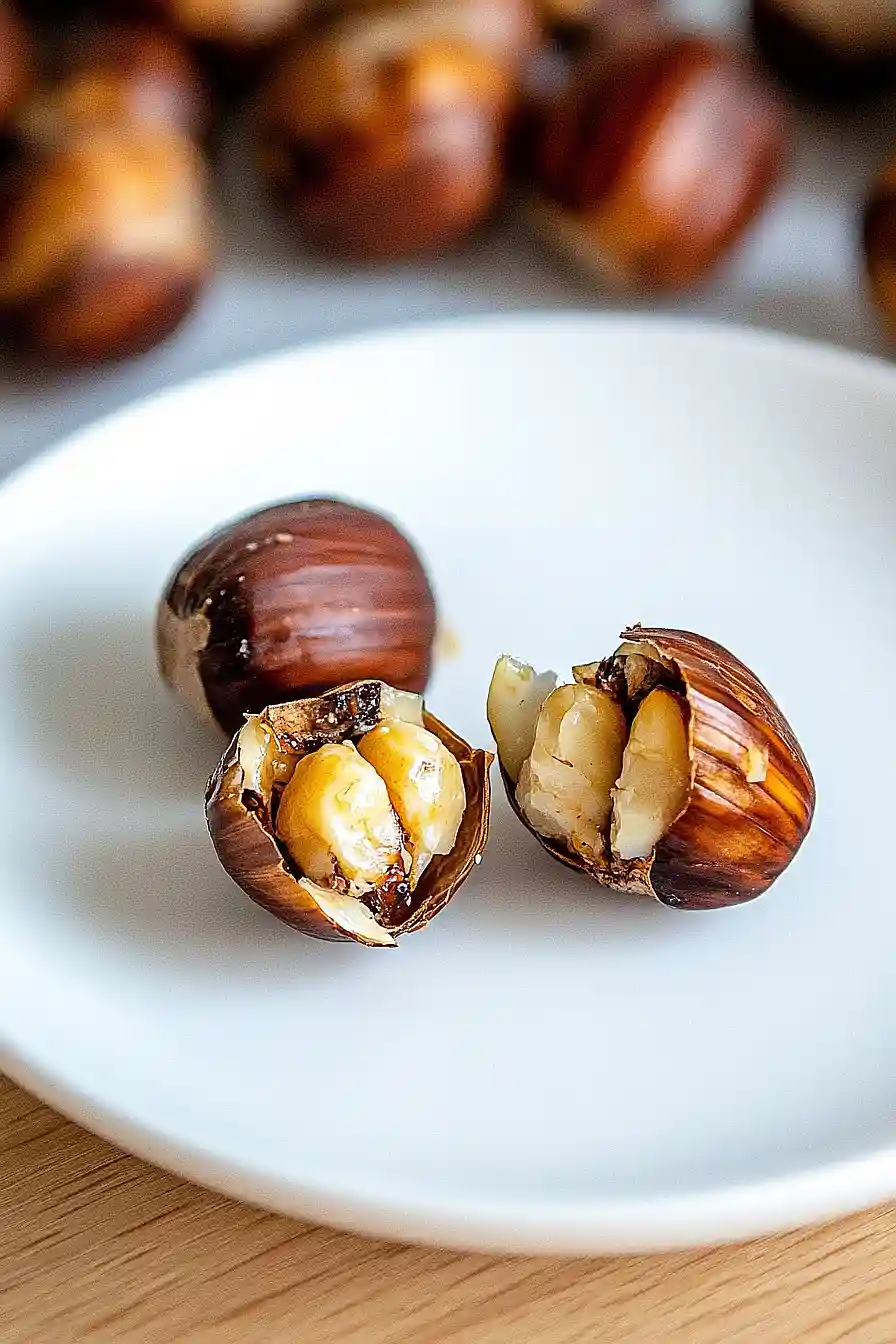 Simple Grilled Roasted Chestnuts