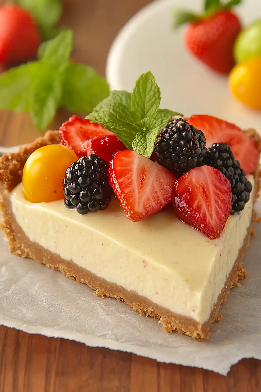 Silky Vanilla Custard Fruit Tart
