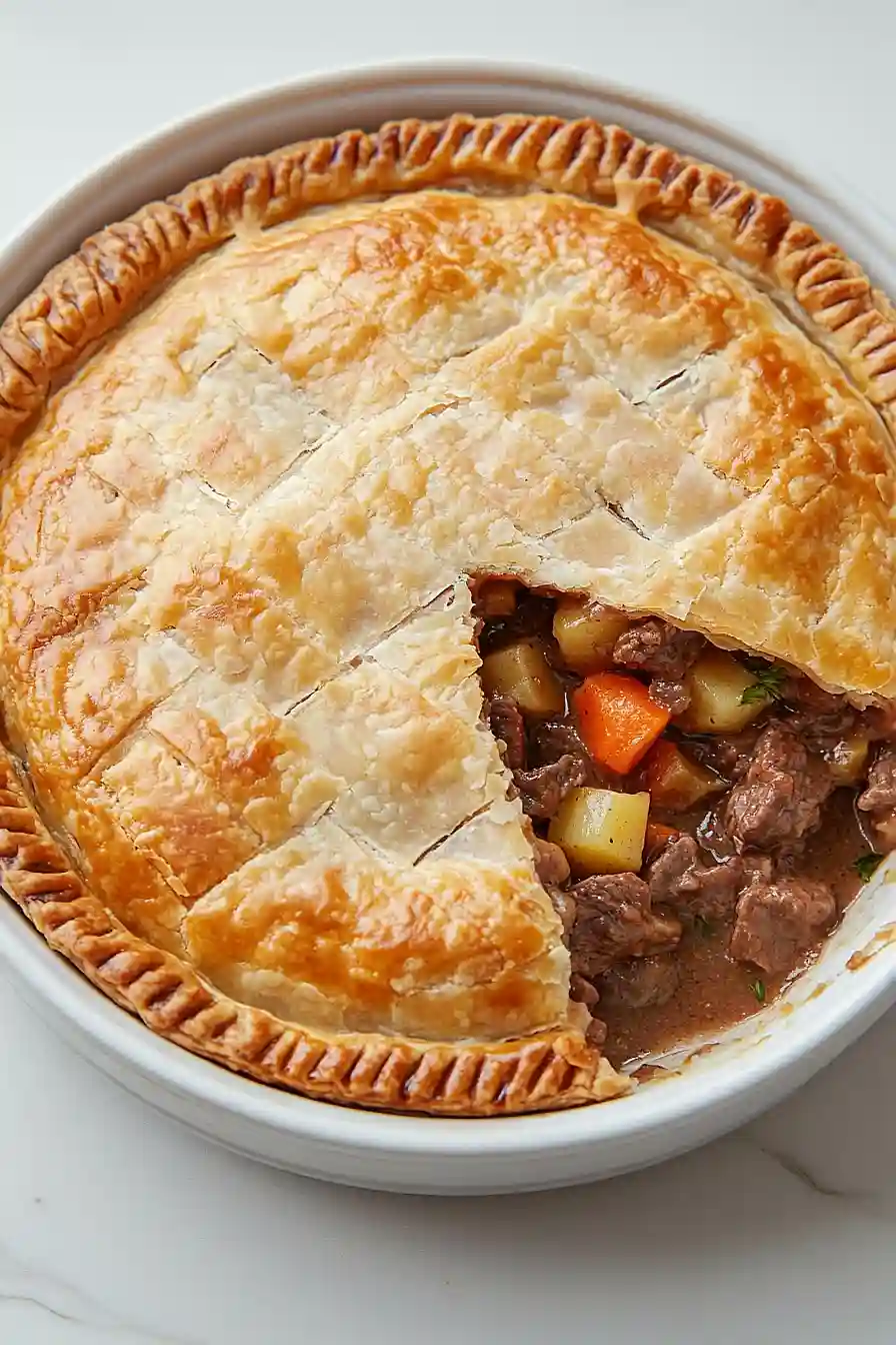 Homemade Roast Beef Pot Pie
