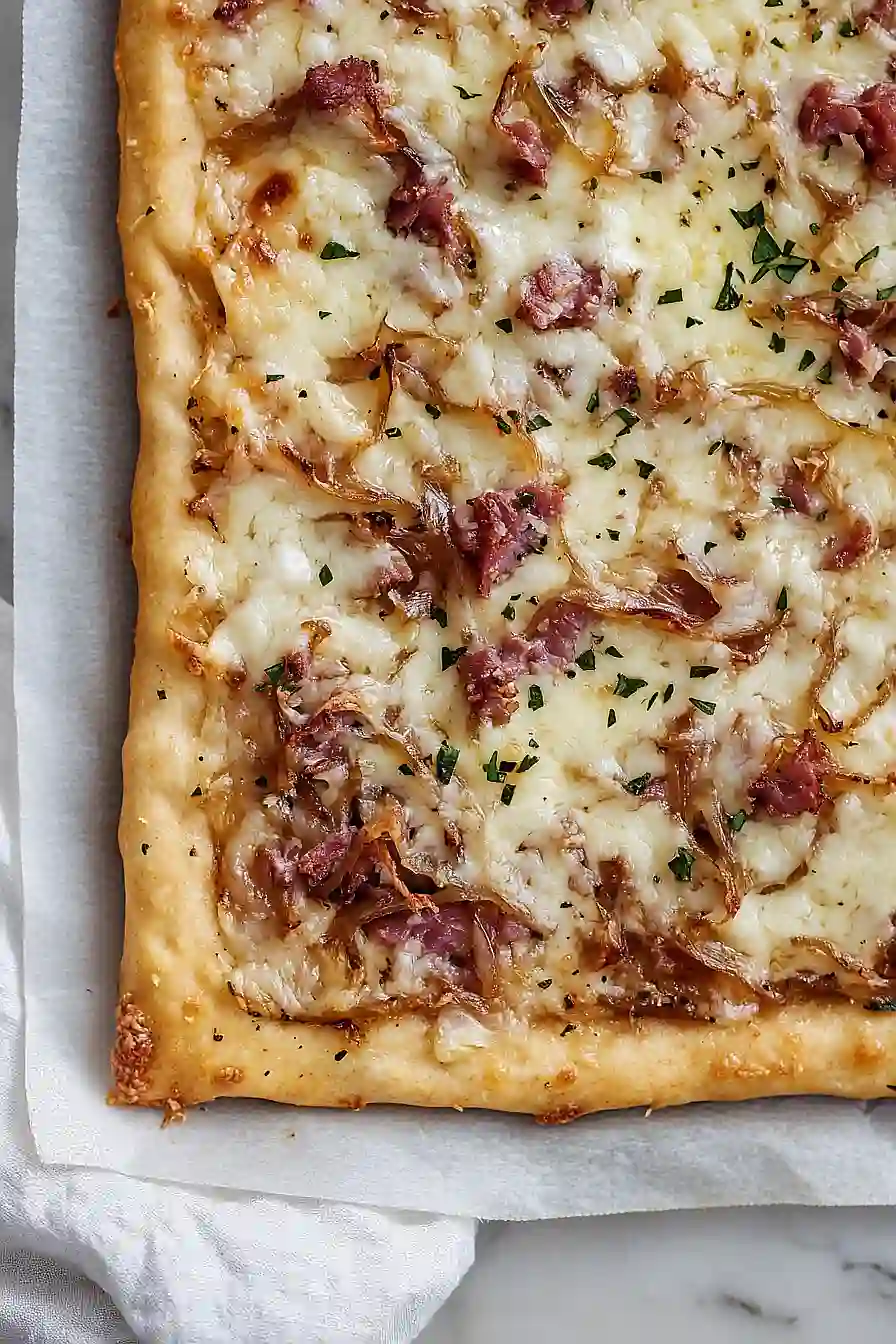 Golden Caramelized Onions Flatbread