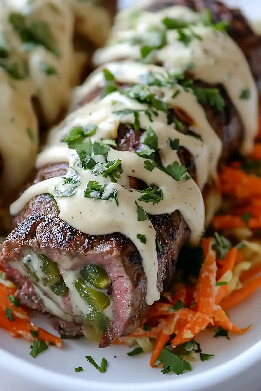 Irresistible Hatch Green Chile Steak Roll Ups