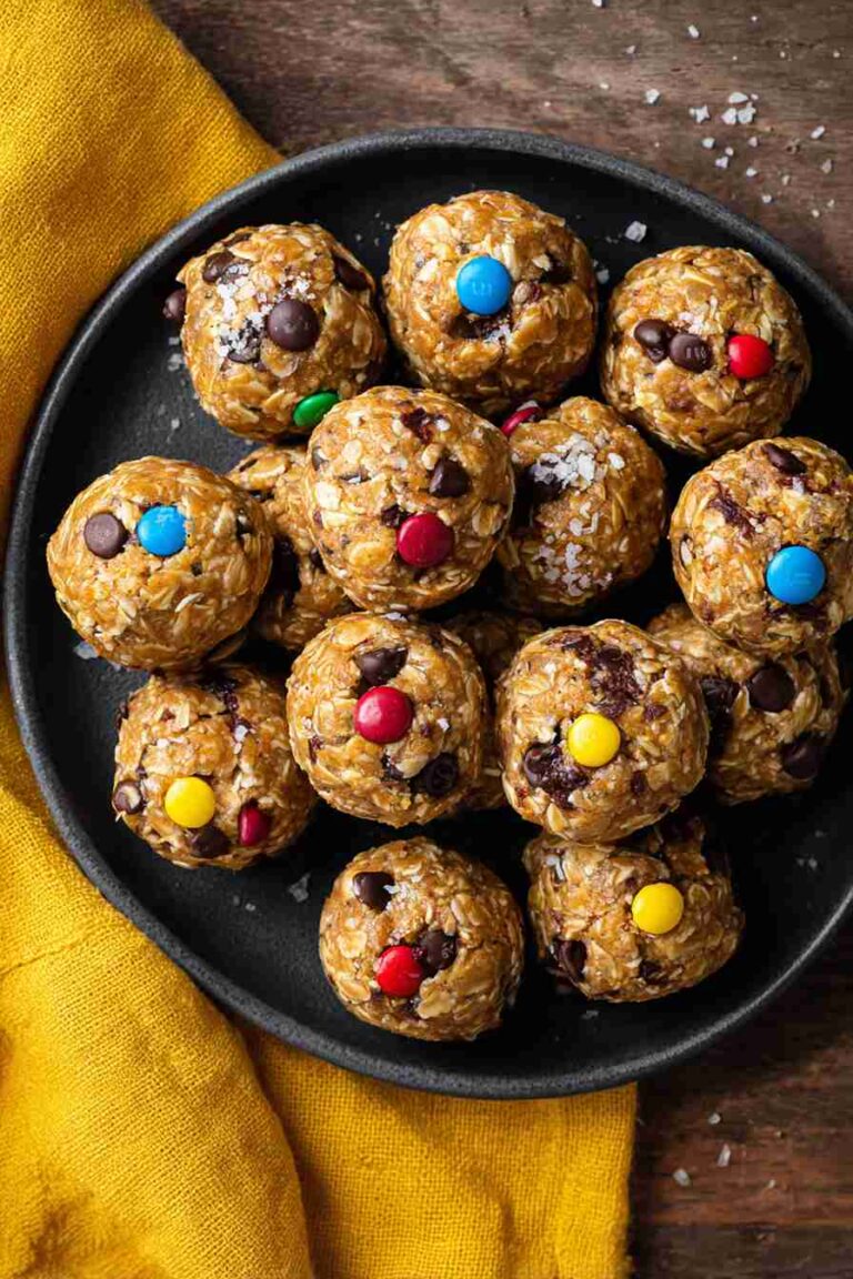 Quick Monster Cookie Protein Balls