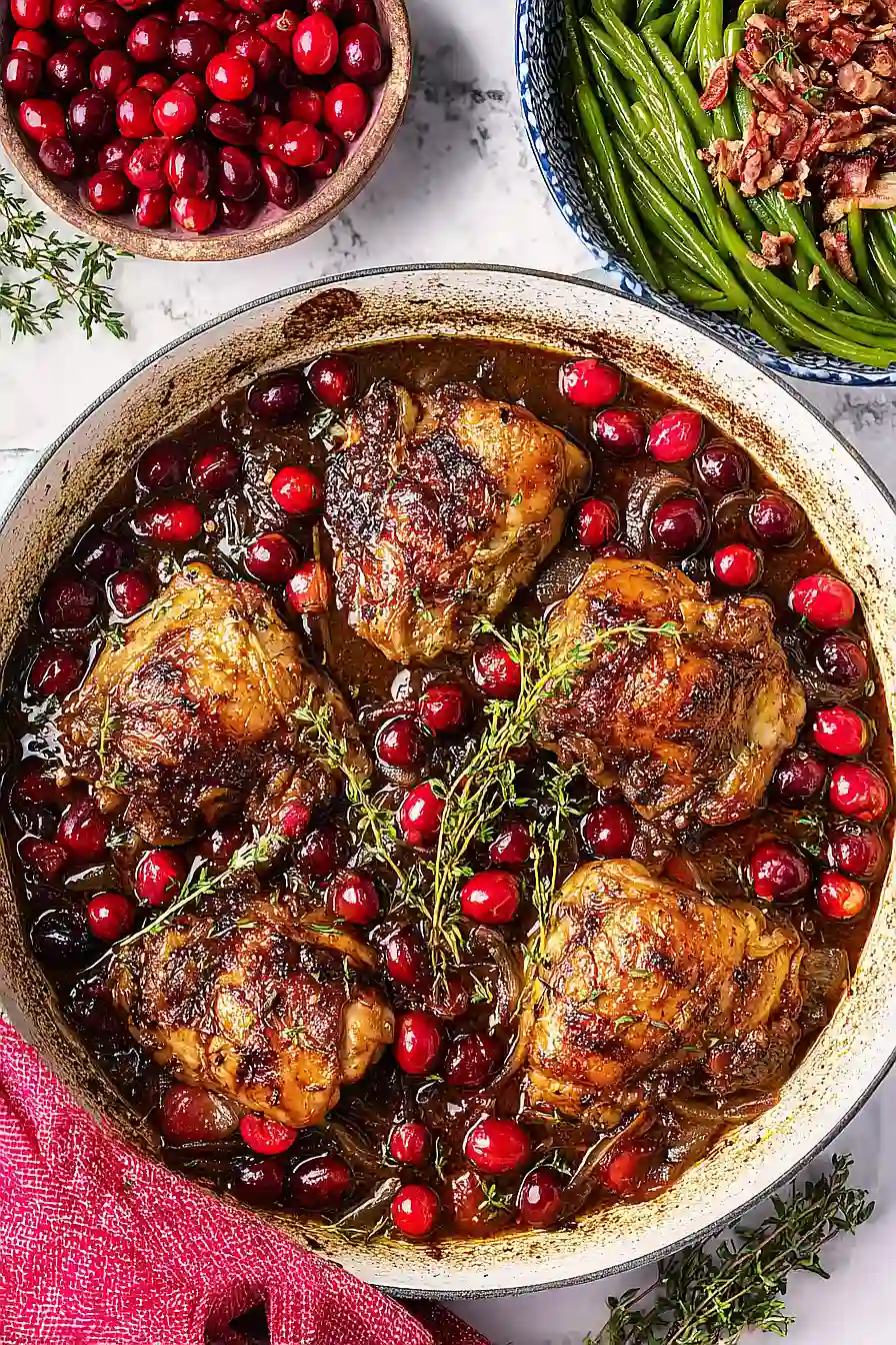 Simple Cranberry Sauce Chicken