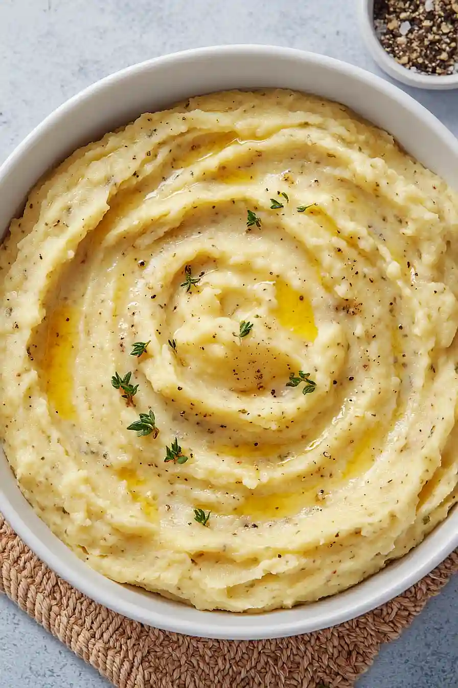 Garlic Roasted Mashed Potatoes