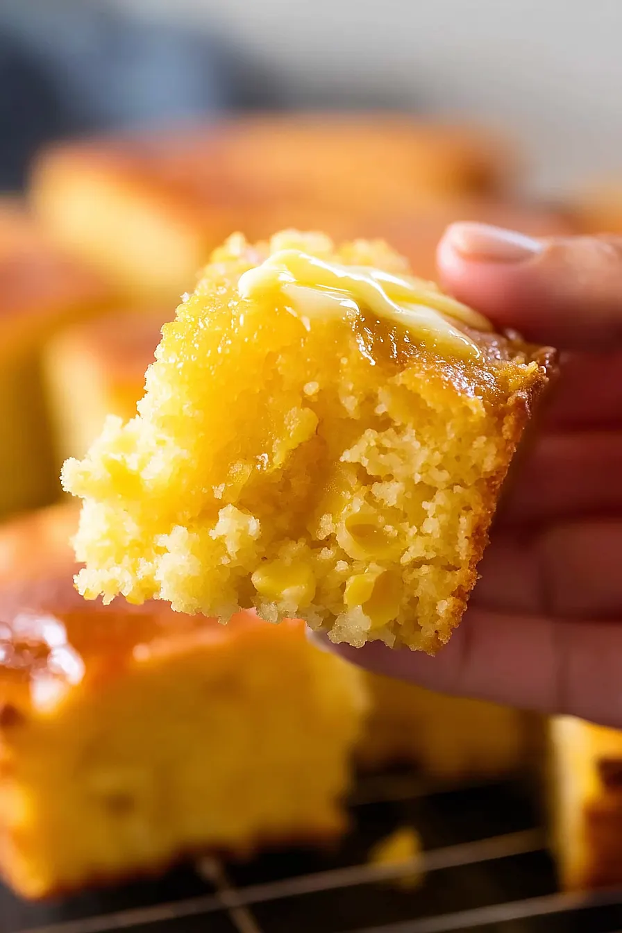 Soft Creamed Corn Cornbread
