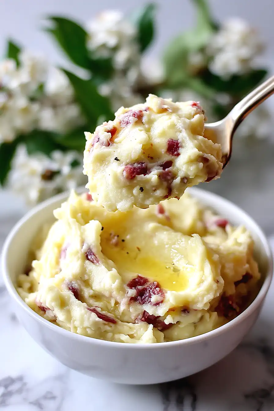 Smooth Garlic Mashed Potatoes