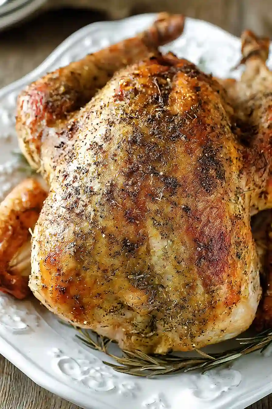 Homemade Dry Rub Roasted Turkey