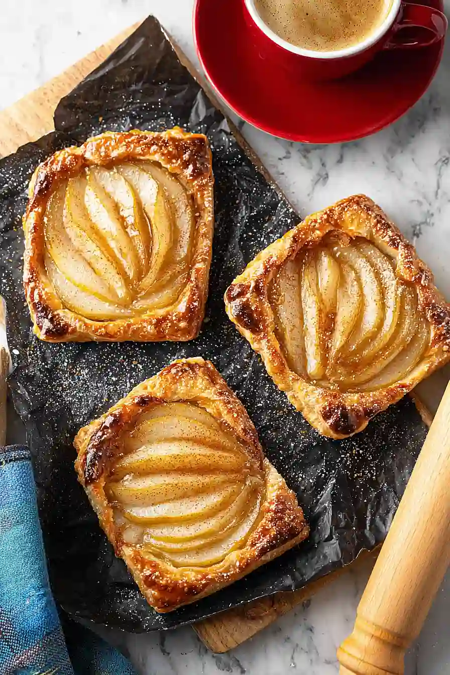 Elegant Pear Tart with Puff Pastry