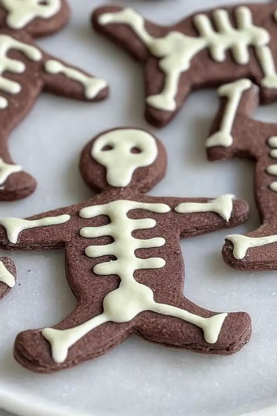 Halloween Skeleton Cookies