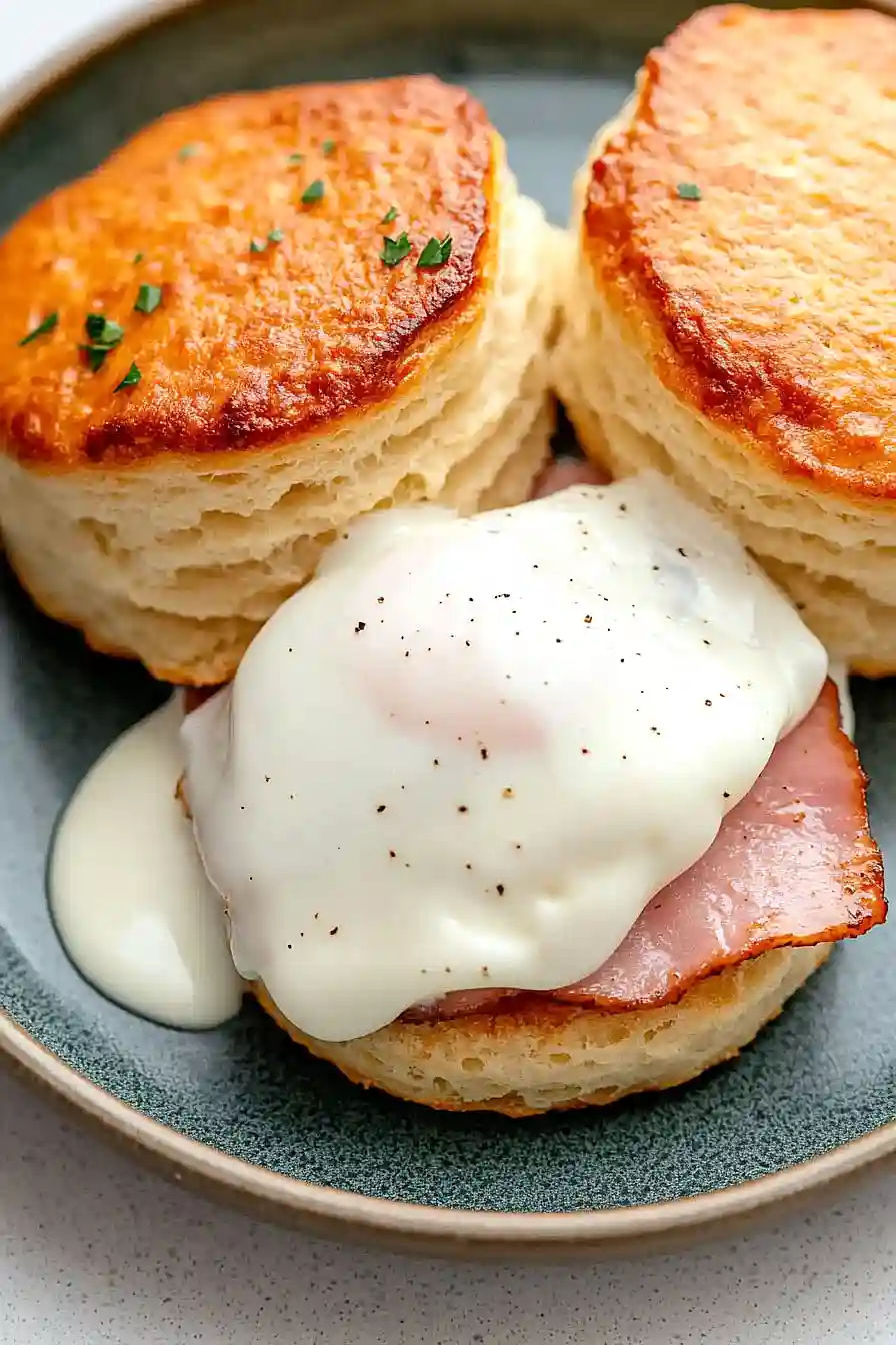 Buttery Biscuit Eggs Benedict