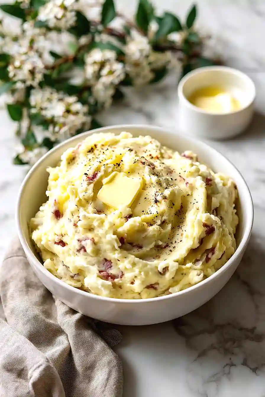 Smooth Garlic Mashed Potatoes