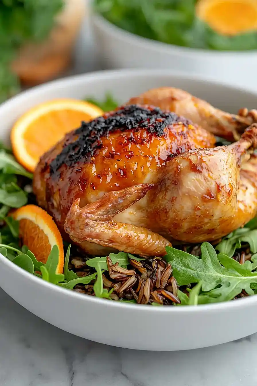 Simple Orange Marmalade Cornish Hen