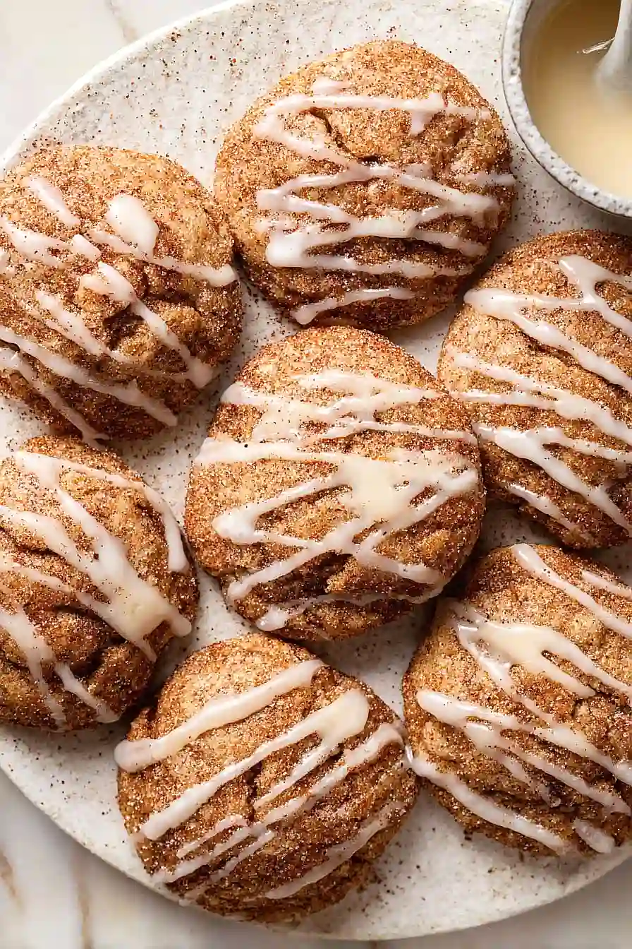 Simple Glazed Apple Cider Cookies