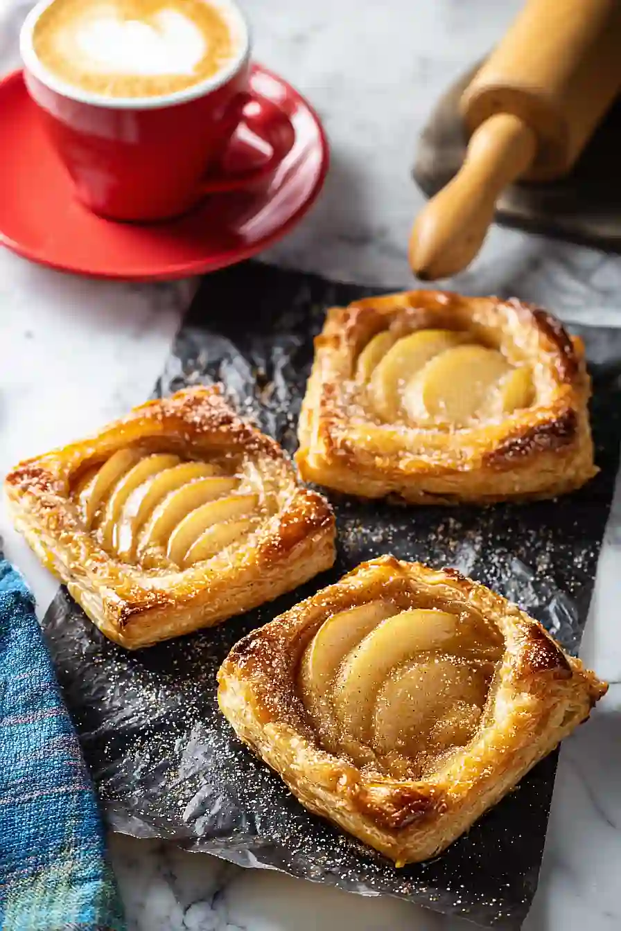 Elegant Pear Tart with Puff Pastry