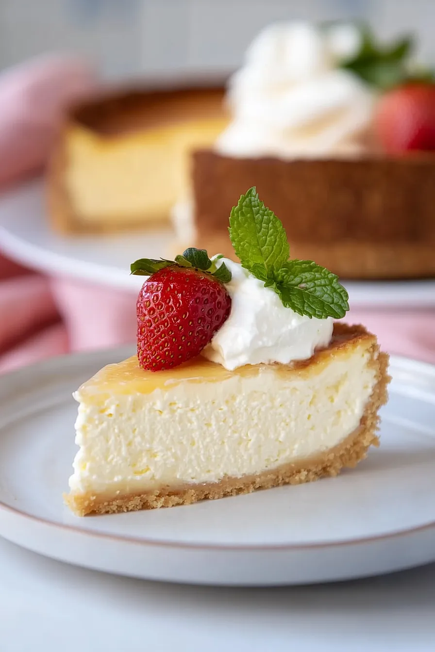 Easy Lemon Quark Cheesecake