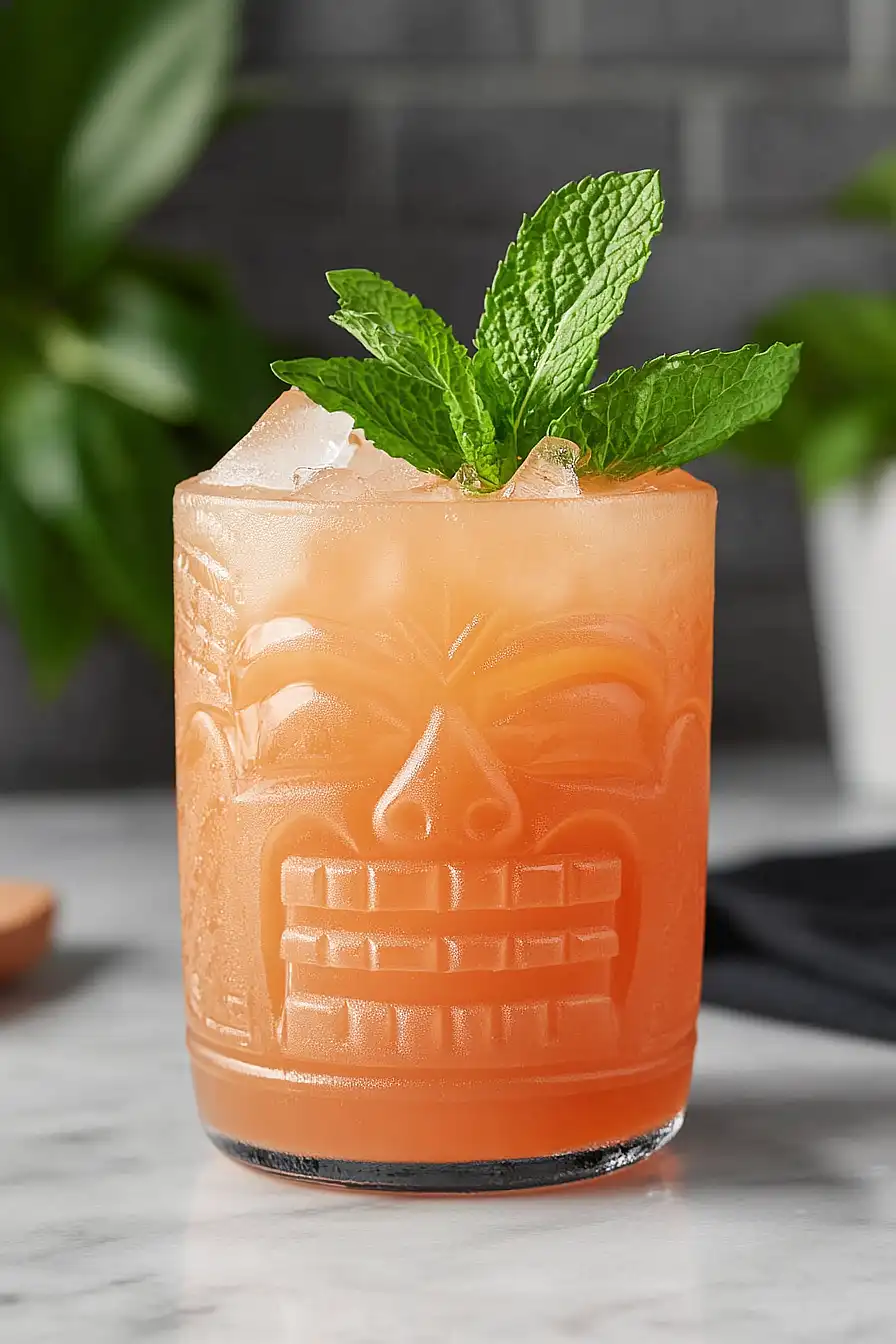 Classic Zombie Tiki Cocktail