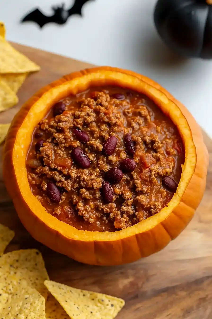 Classic Halloween Chili Con Carne