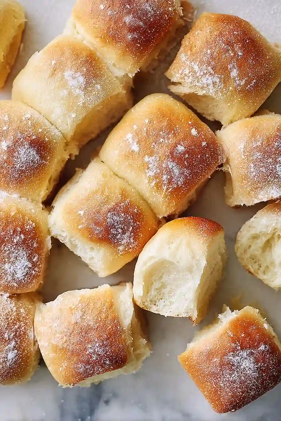 Fluffy Amish Dinner Rolls