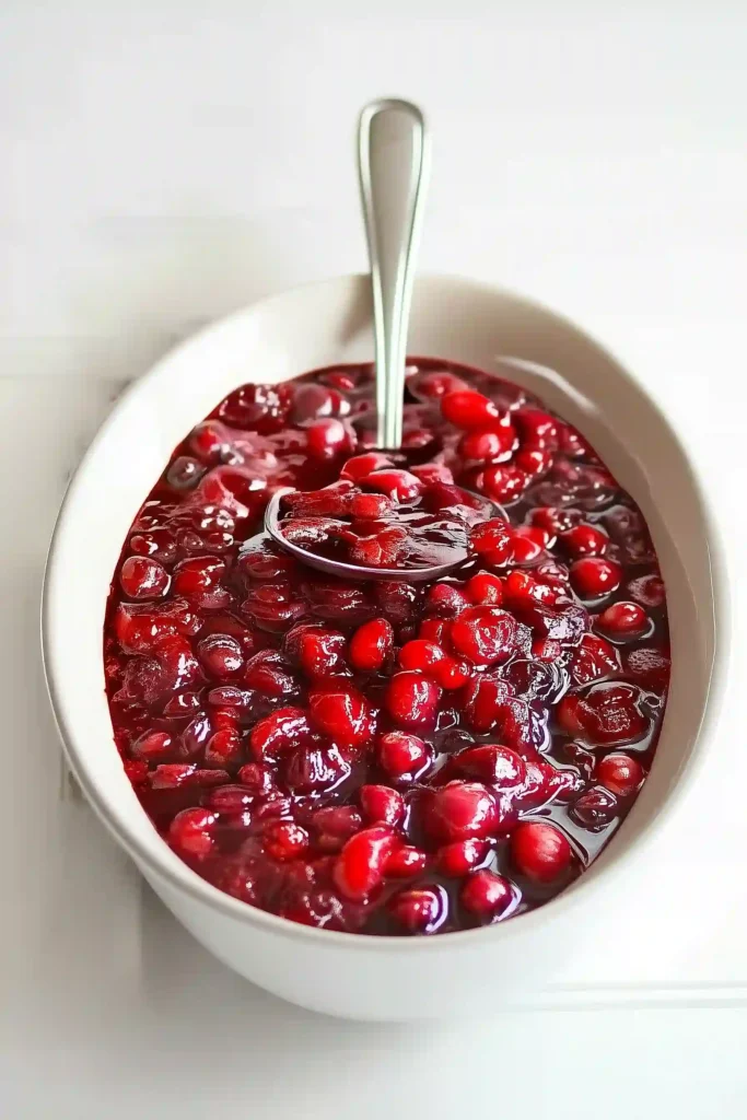 Wine Cranberry Sauce with Zinfandel
