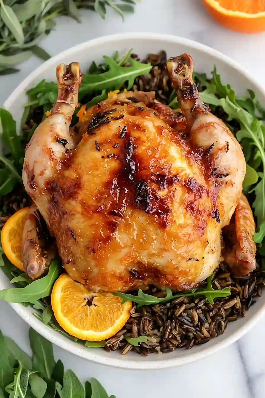 Simple Orange Marmalade Cornish Hen