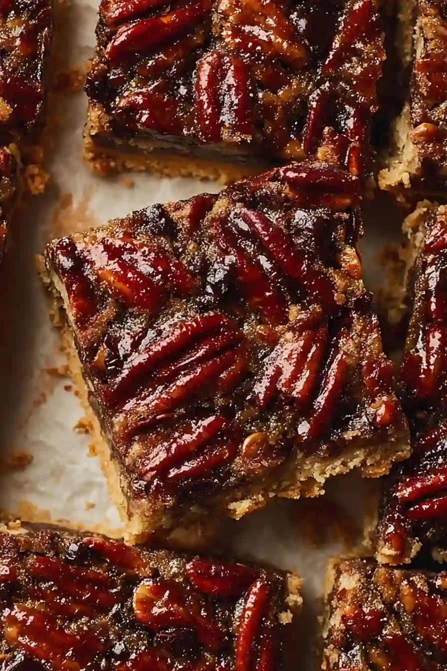 Irresistible Chocolate Chip Pecan Pie Shortbread Bars