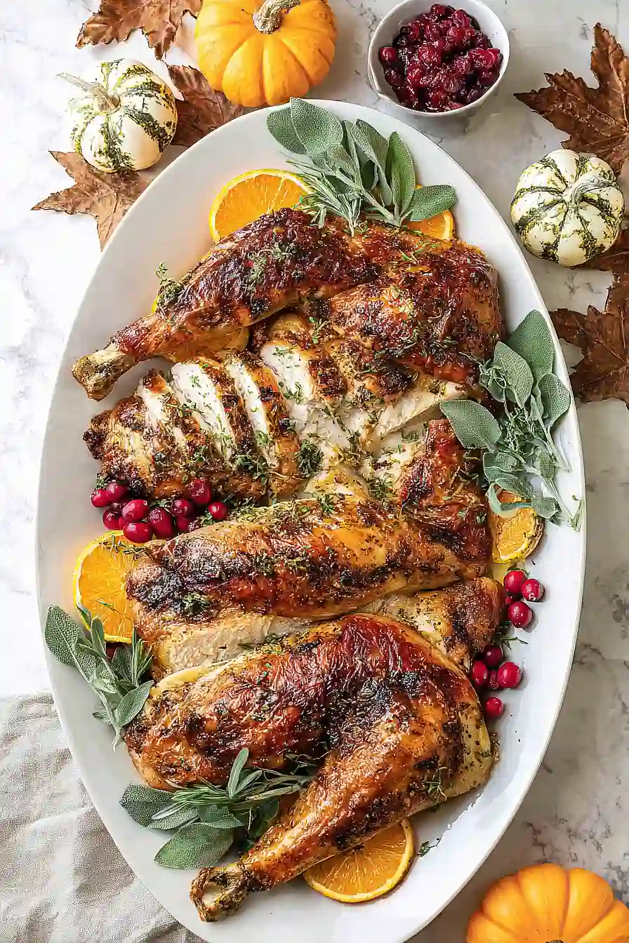 Traditional Spatchcock Thanksgiving Turkey