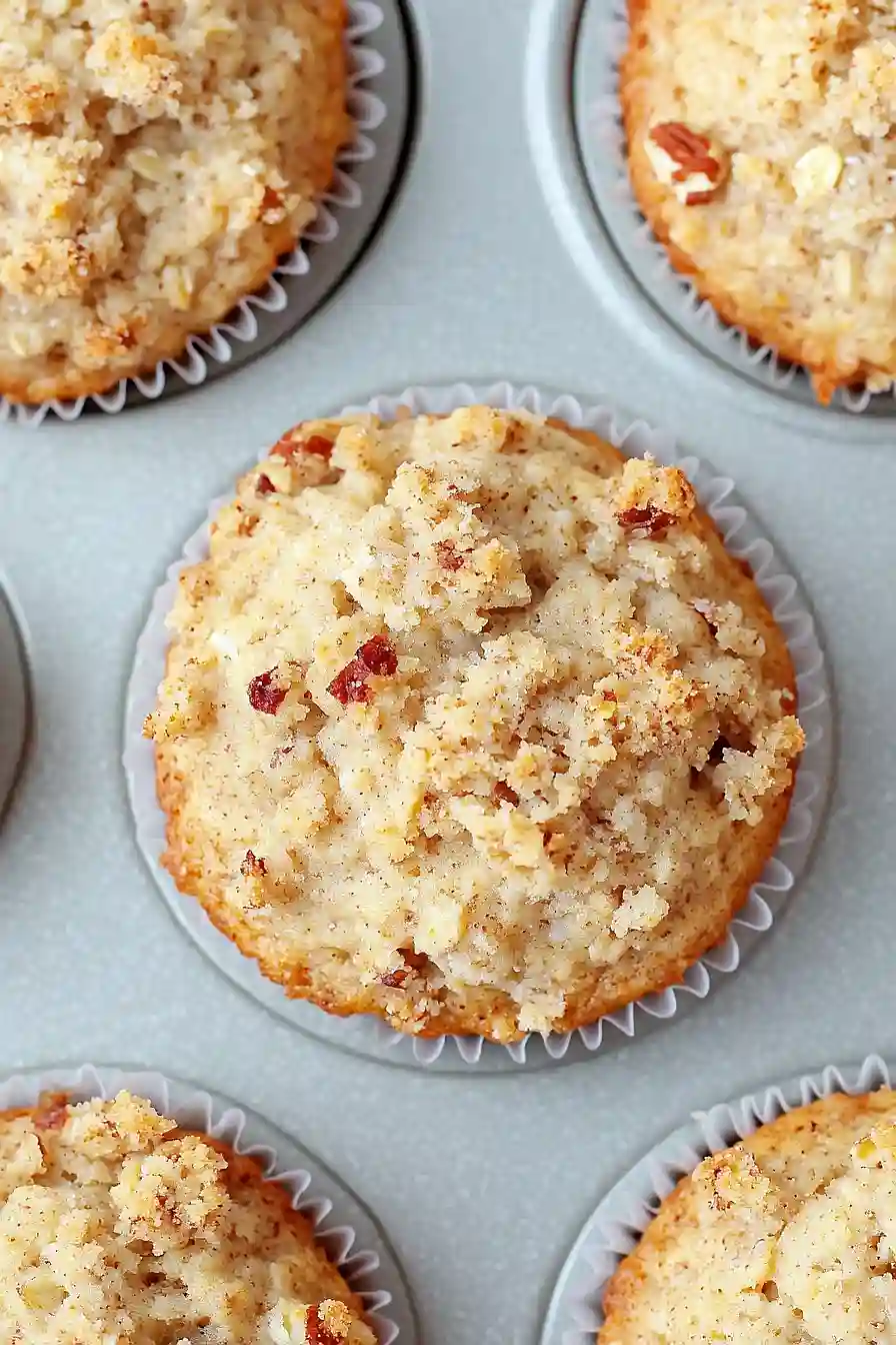 Streusel Instant Oatmeal Muffins