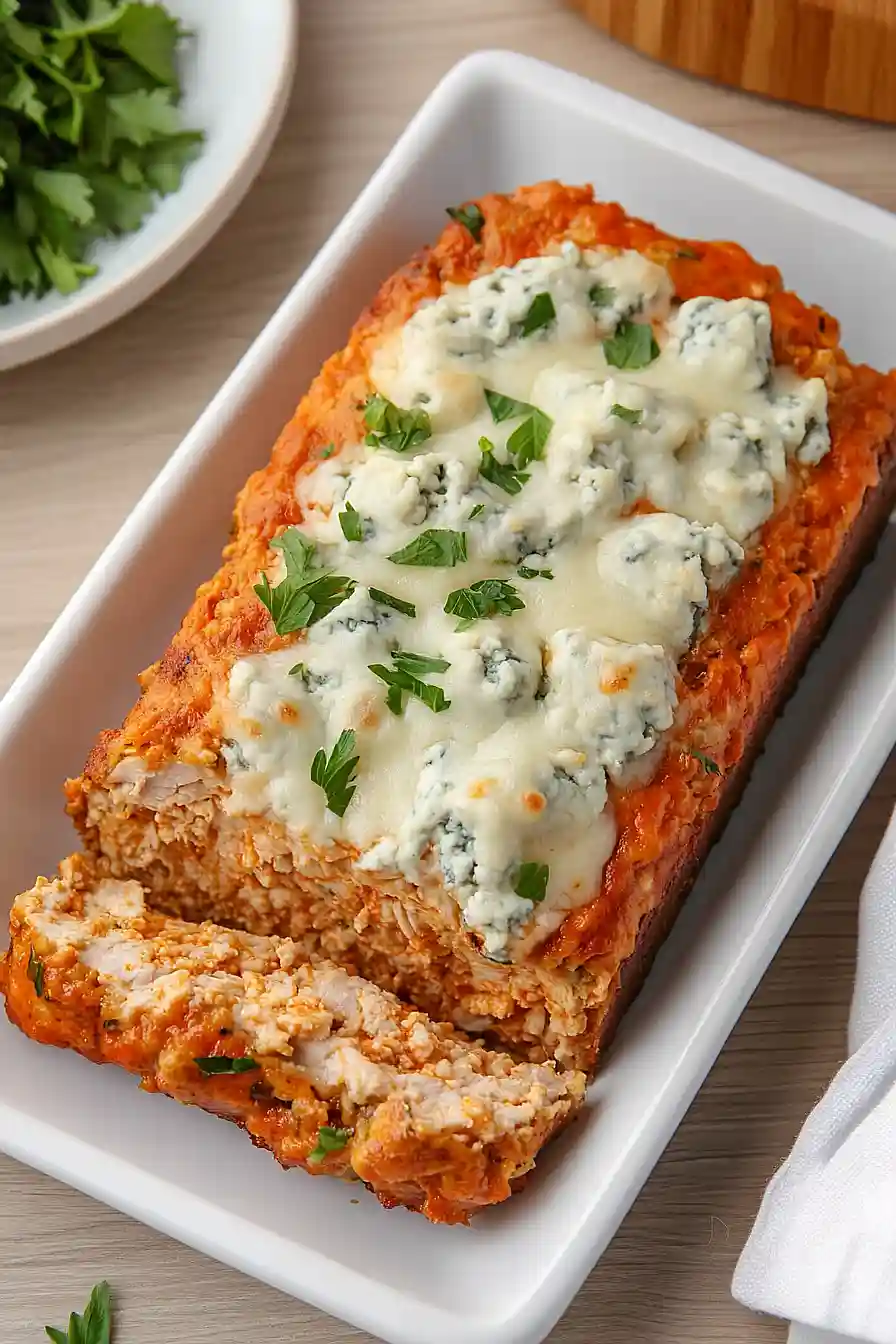 Classic Buffalo Chicken Meatloaf