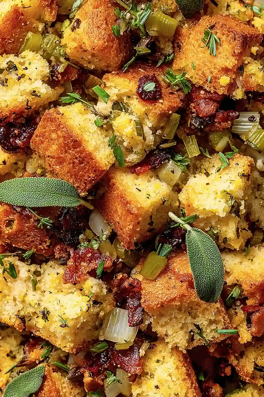 Bacon Cornbread Stuffing
