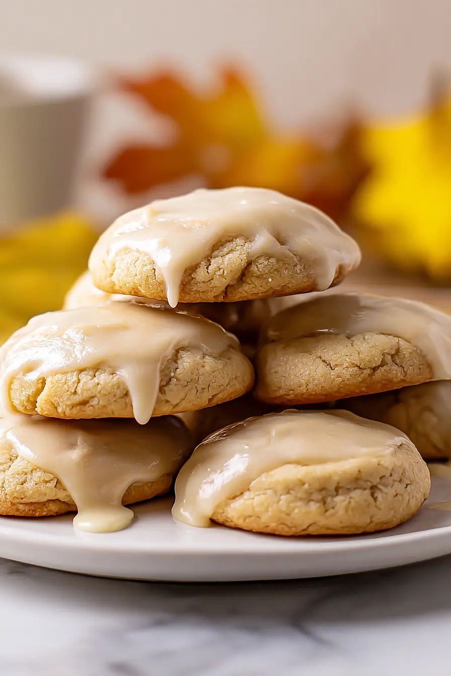 Simple Maple Cookies with Maple Icing