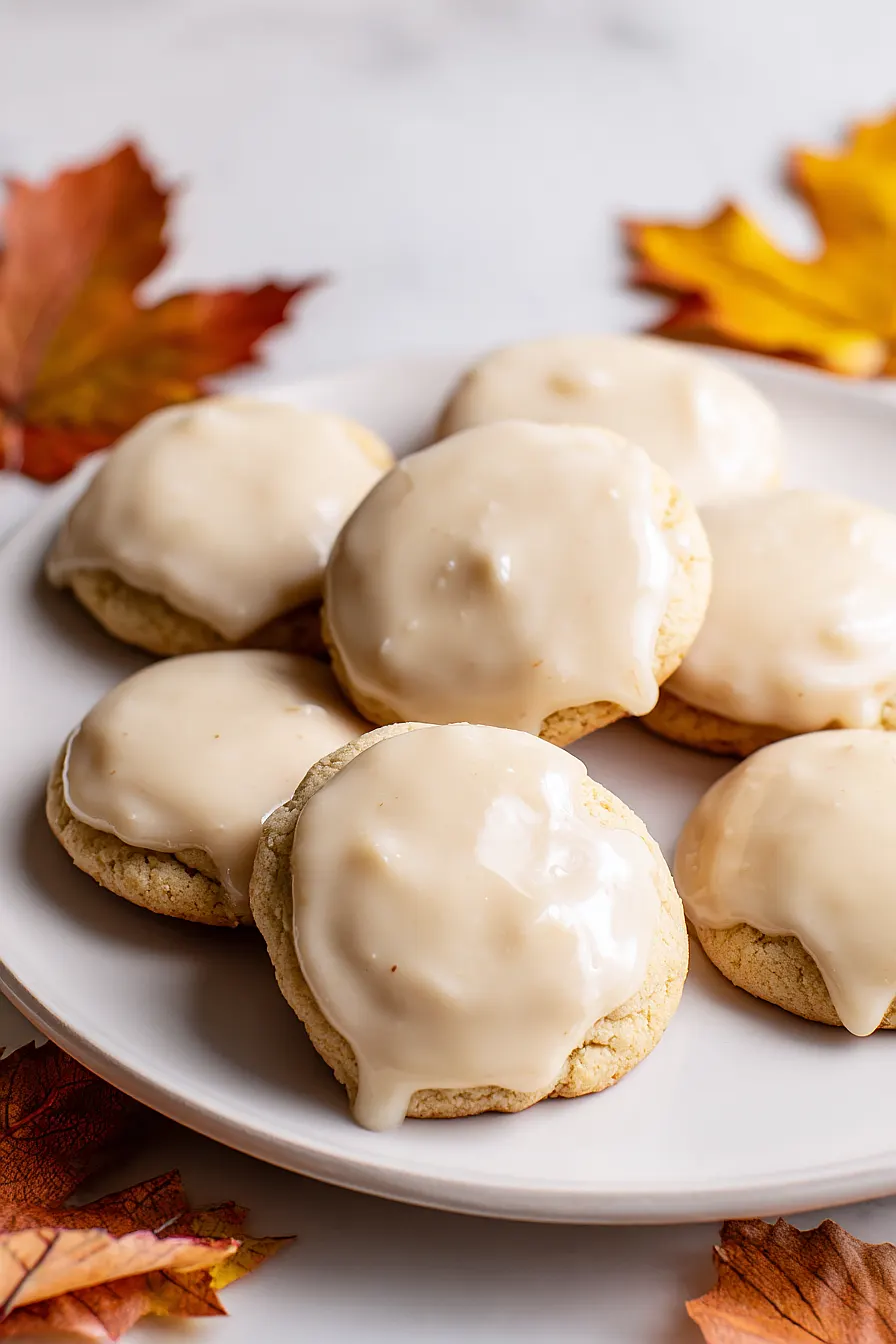 Simple Maple Cookies with Maple Icing