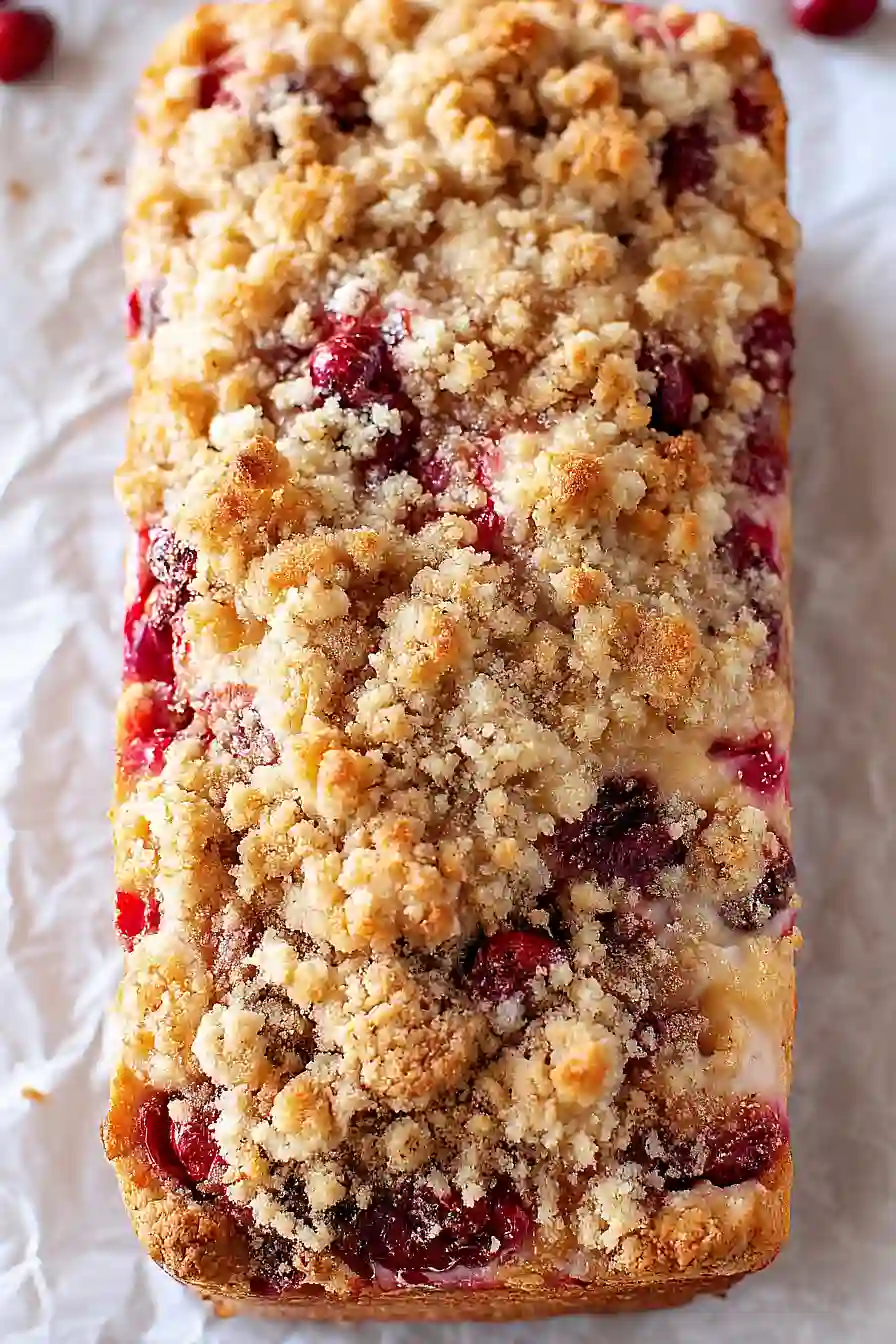 Simple Christmas Cranberry Bread