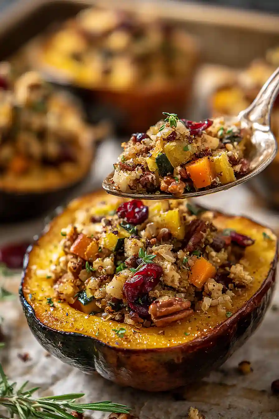 Best Tofu Stuffed Acorn Squash