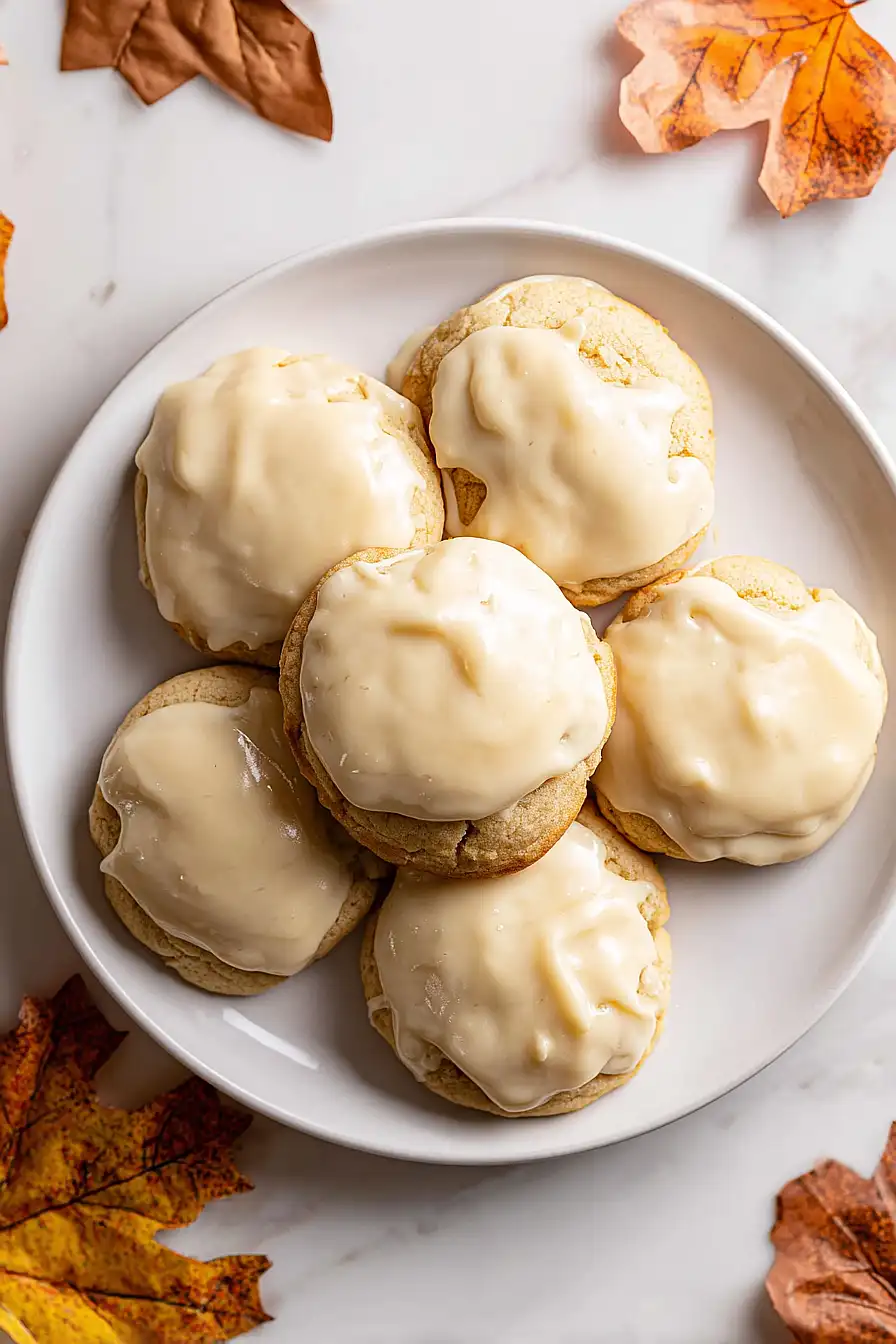 Simple Maple Cookies with Maple Icing