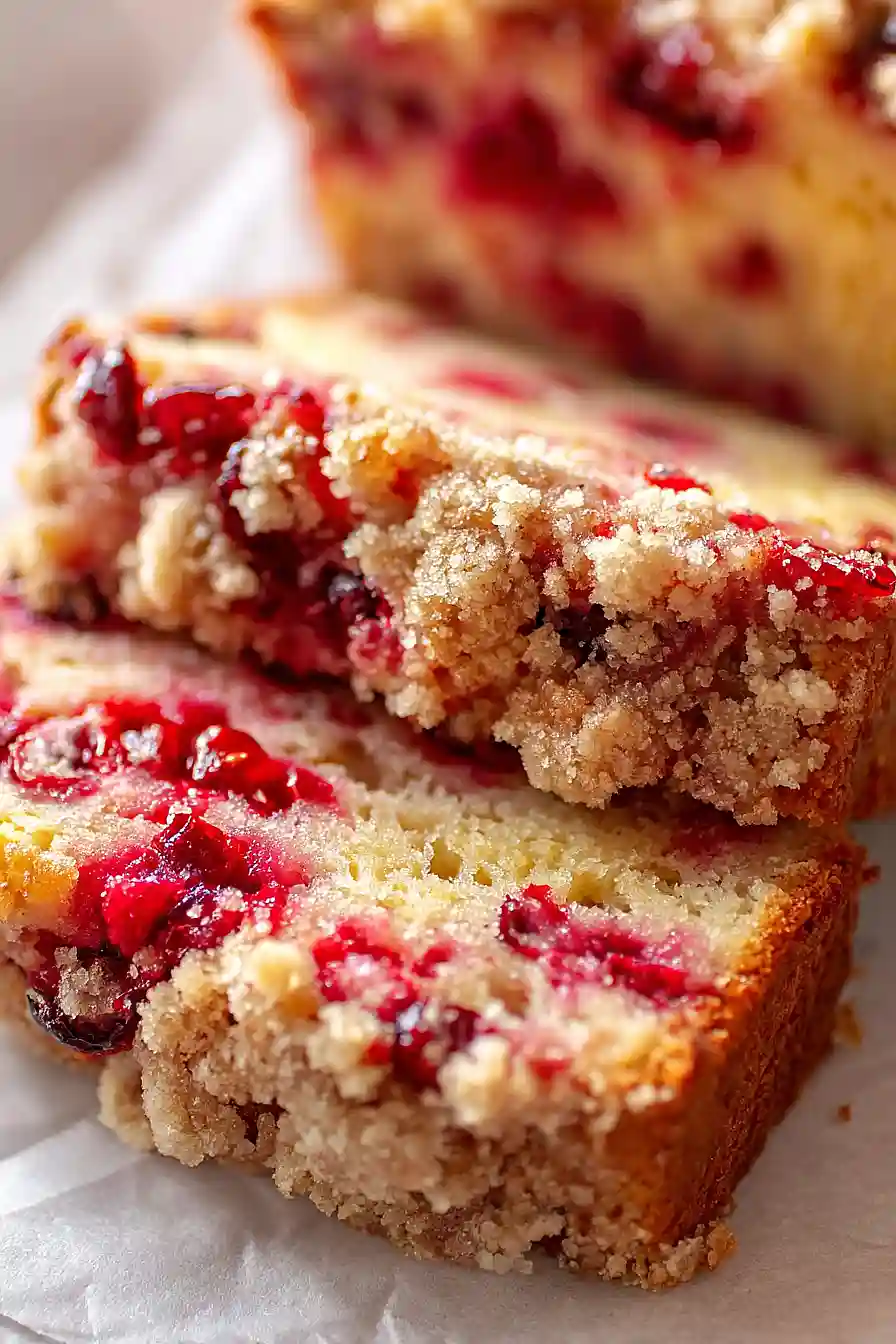 Simple Christmas Cranberry Bread