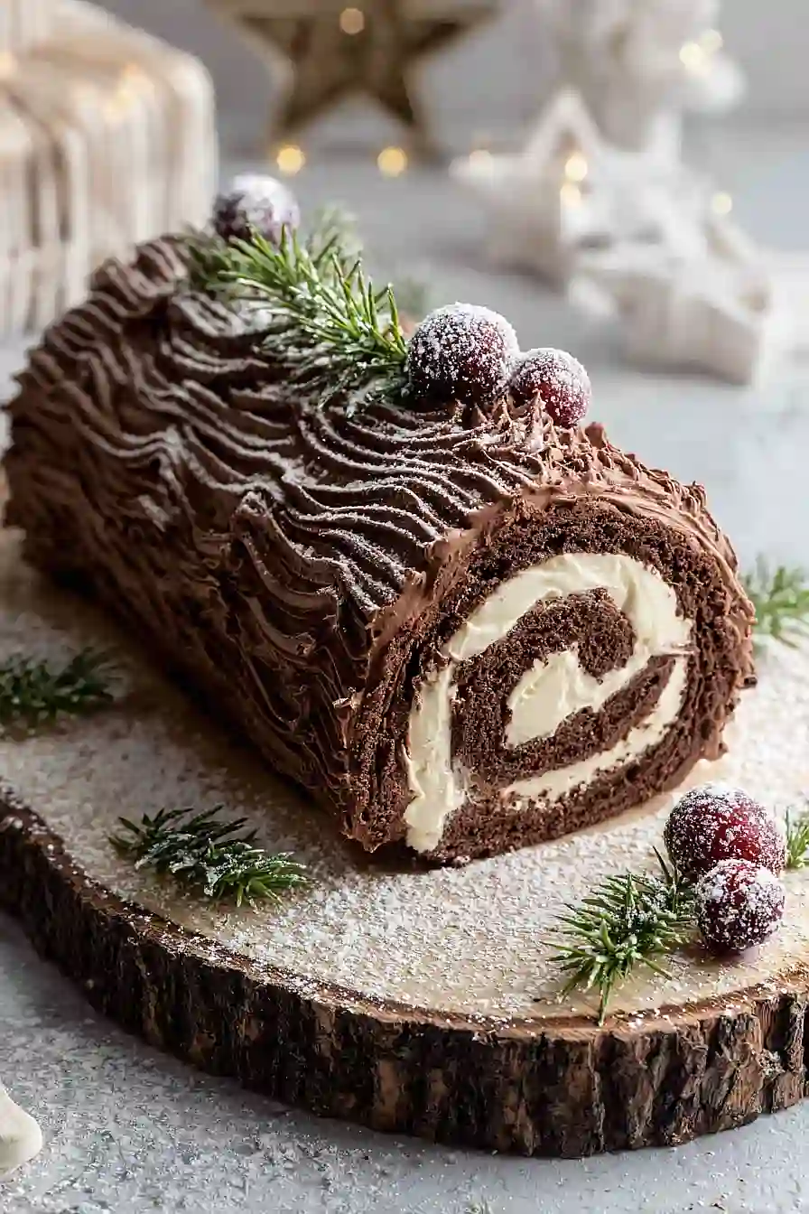 Sweet Cake Mix Yule Log