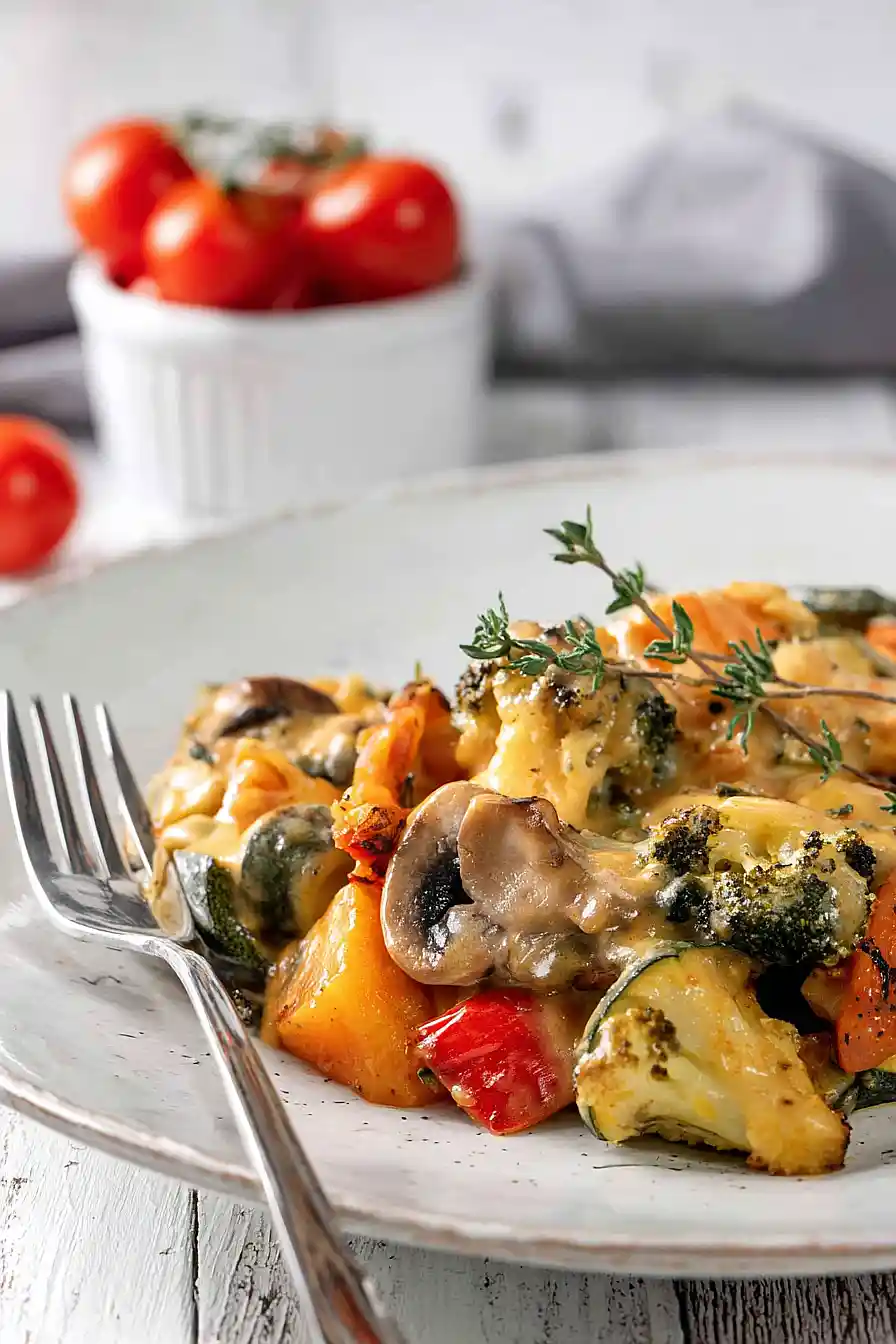 Veggie Roasted Vegetables Casserole