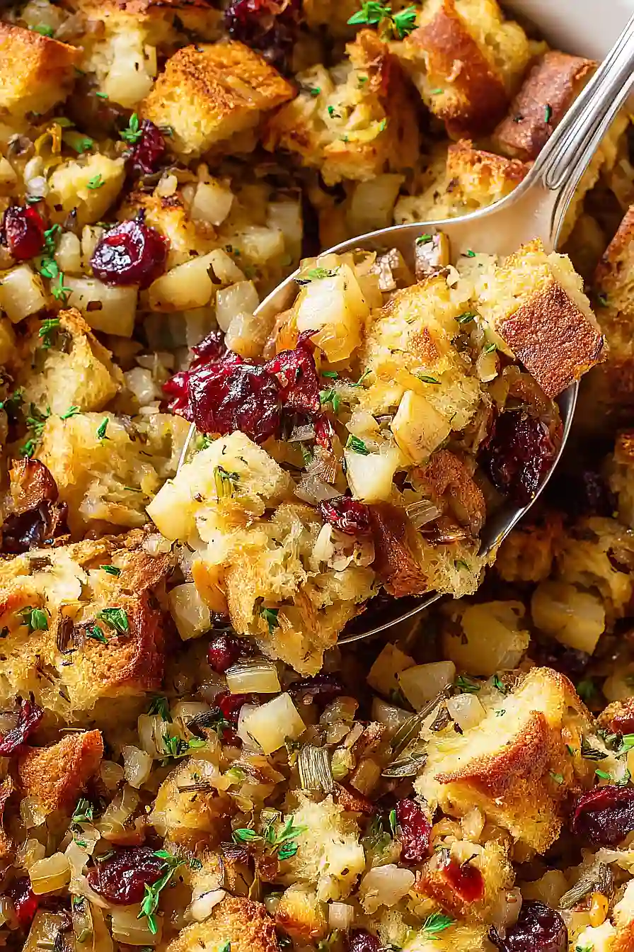 Easy Cranberry Stuffing