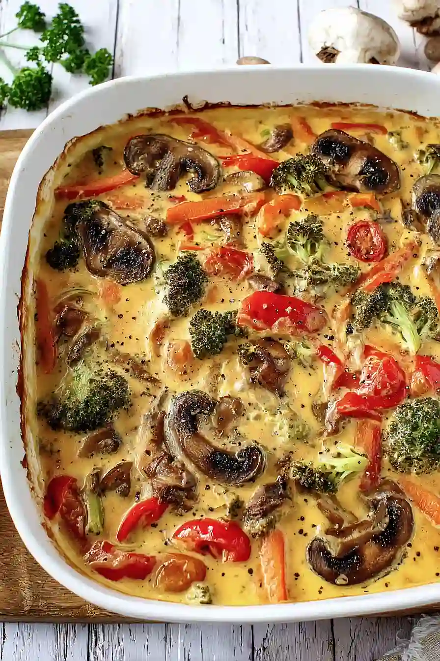 Veggie Roasted Vegetables Casserole