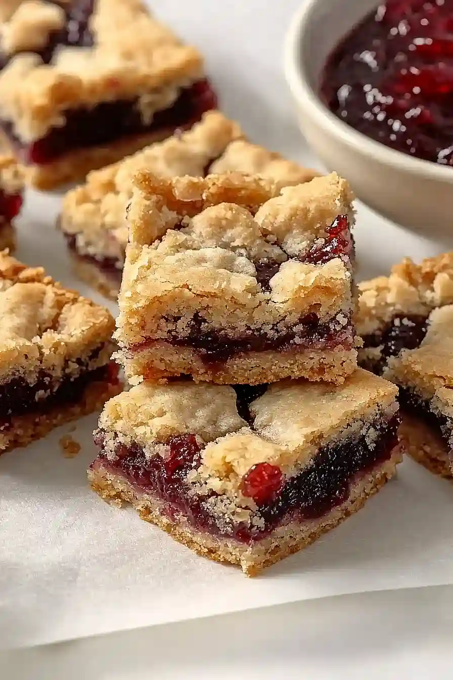 Classic Christmas Jam Bars