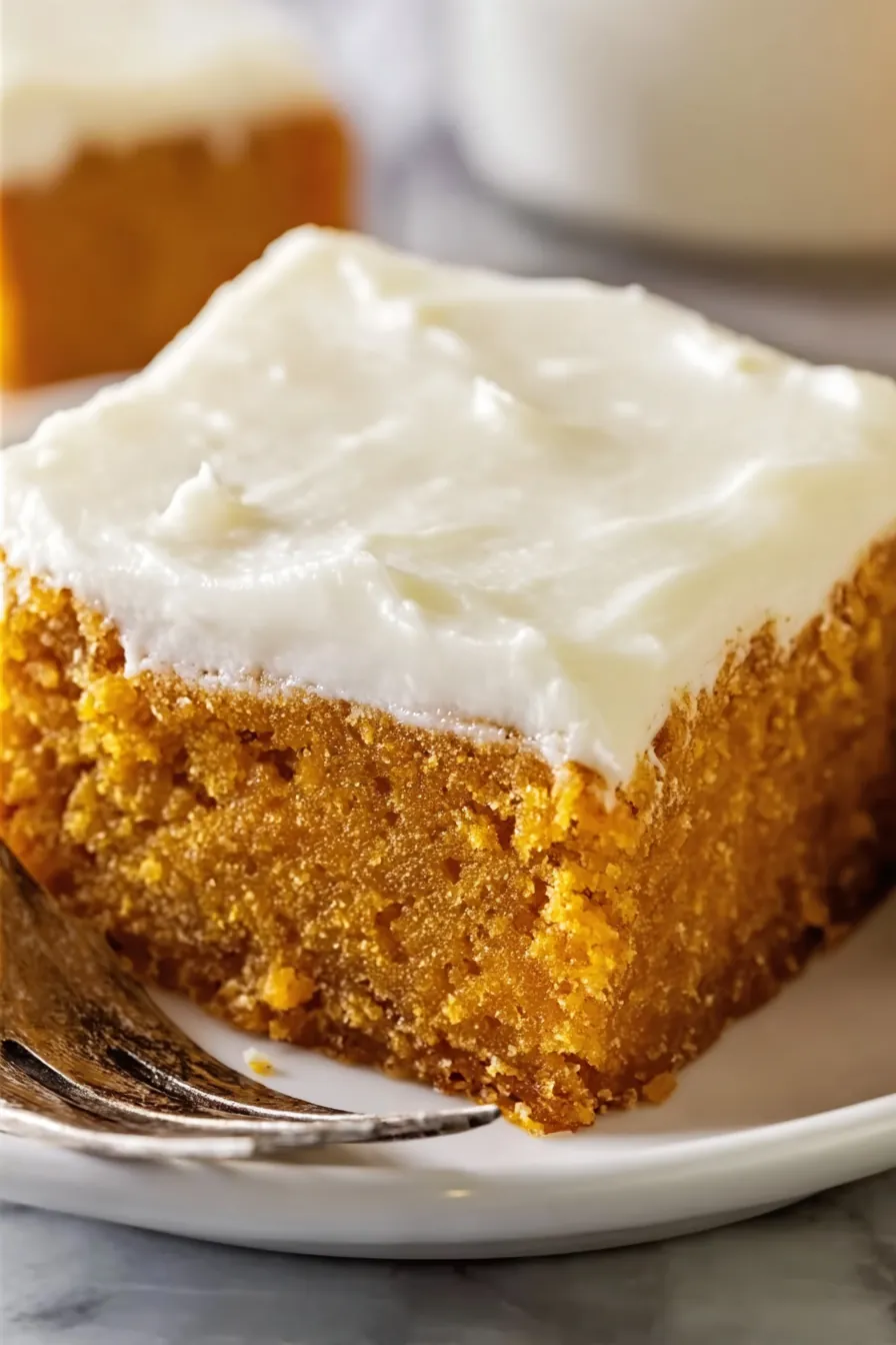 Easy Pumpkin Bars with Cream Cheese Frosting