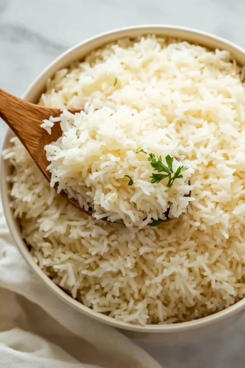 Best Rice Cooker Garlic Butter Rice