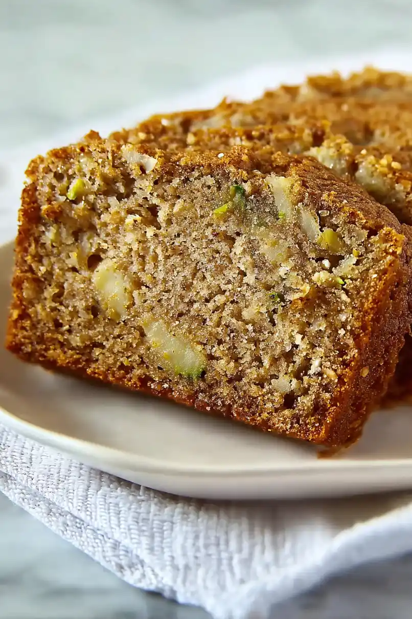 Cozy Spiced Apple Zucchini Bread