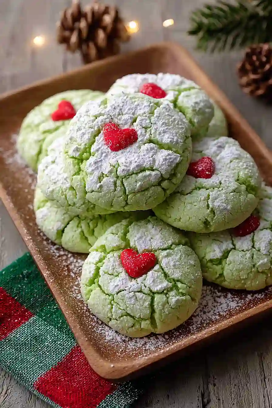 Simple Grinch Cookies