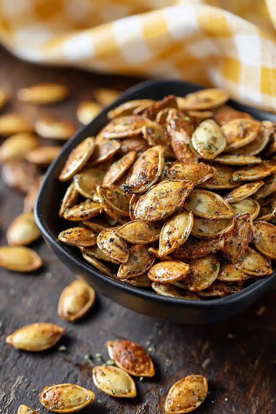 5-Ingredient Ranch Seasoned Pumpkin Seeds