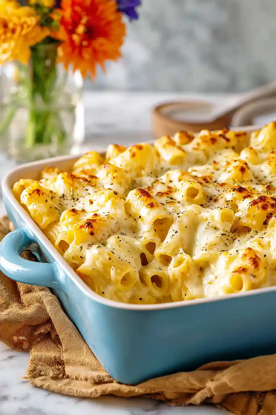 Creamy Three Cheese Mac and Cheese