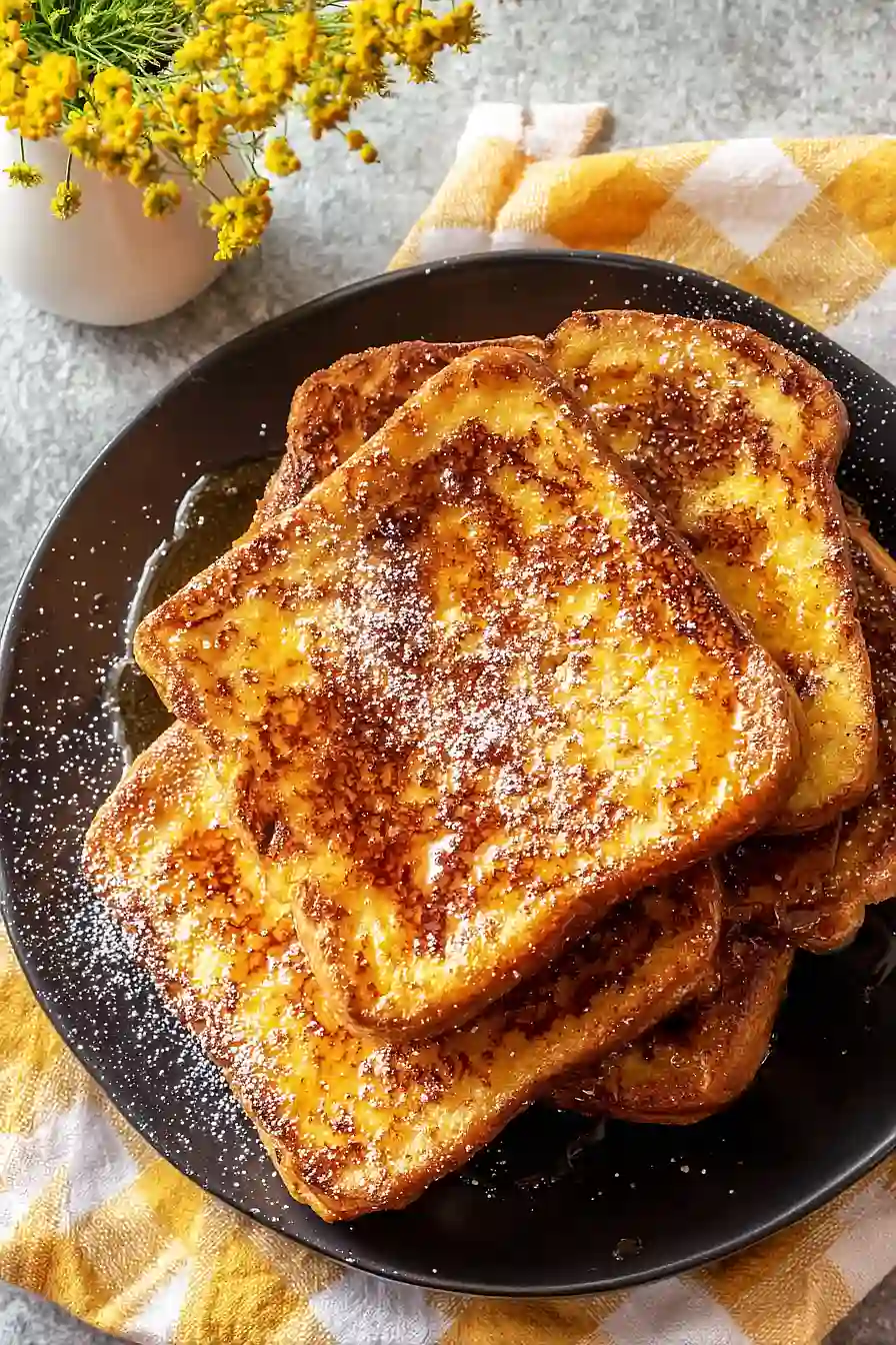 Holiday Eggnog French Toast