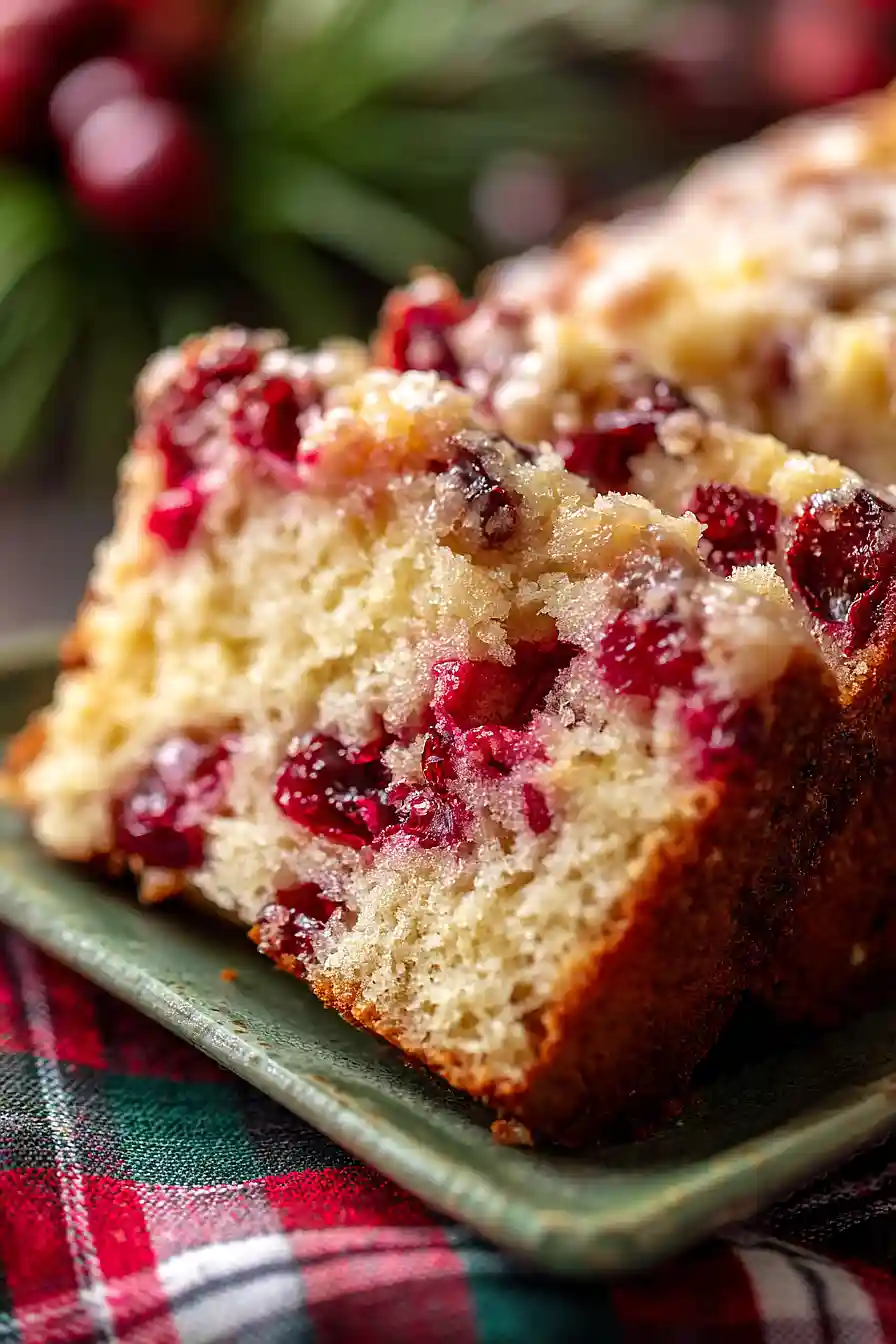 Classic Christmas Cranberry Bread