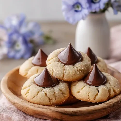 Buttery Sugar Cookies with Hershey Kisses